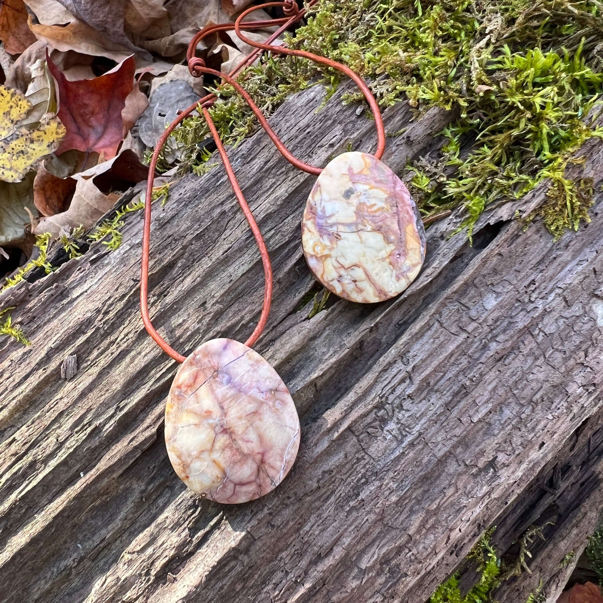 Venus Jasper Slide Knot Necklace | Jenson Natural Jewelry